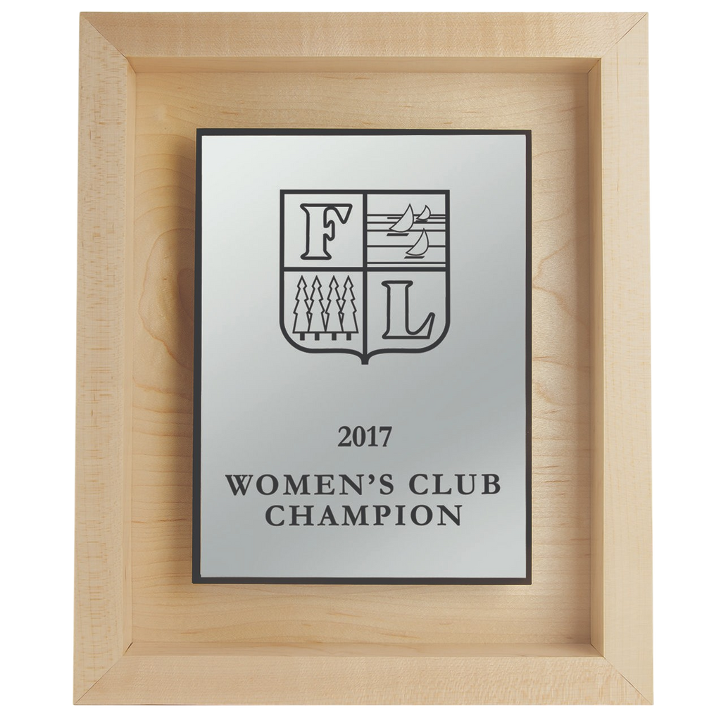 Companion Plaque With Engravable Silver Plate