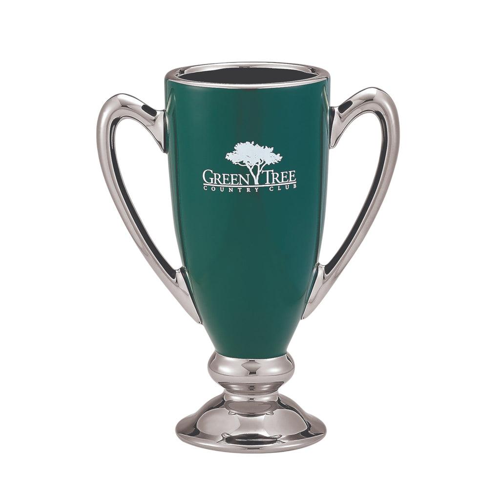 Custom Ceramic Trophy Cup with Handles