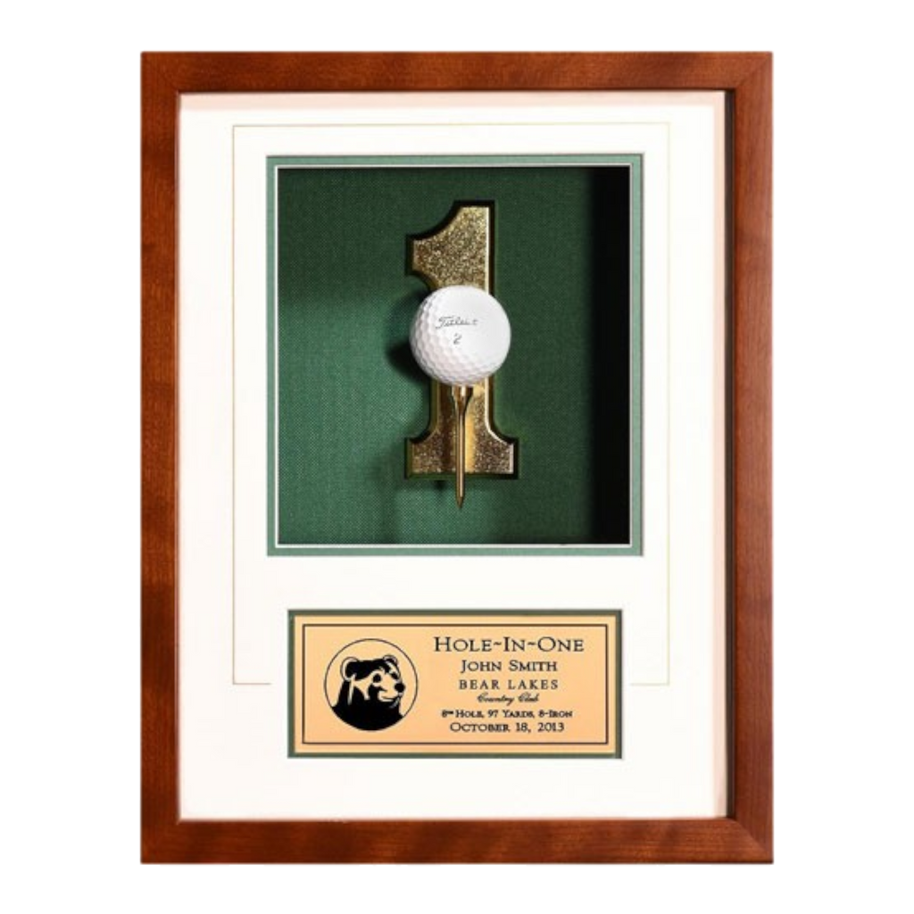 Framed Hole-in-One Shadow Box