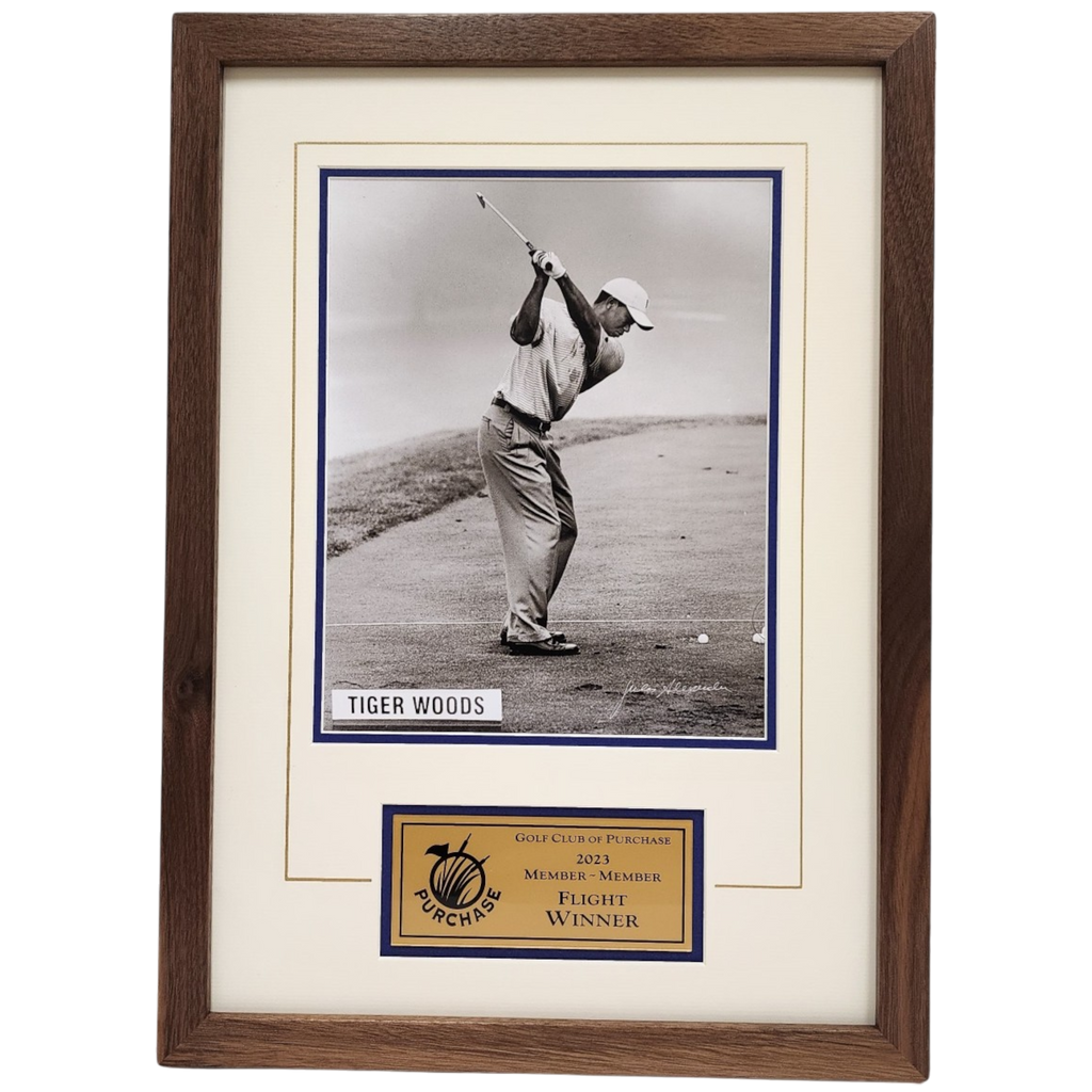 Custom Photo and Engraved Plate Shadow Box